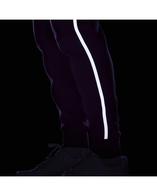 Nike Tech Reflective Details Fleece Jogger Pants in Purple for Men | Lyst