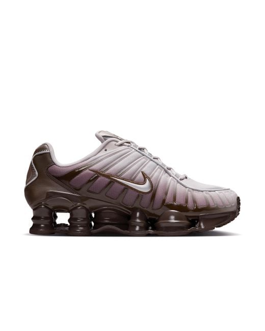 Nike Shox Tl Shoes in Brown | Lyst