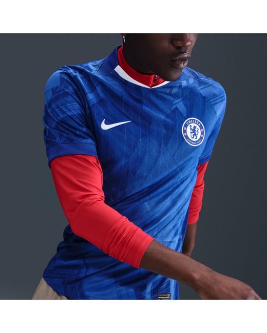 Nike Chelsea F.C. 2025/26 Stadium Home Dri-Fit Football Replica Shirt in Blue for Men | Lyst