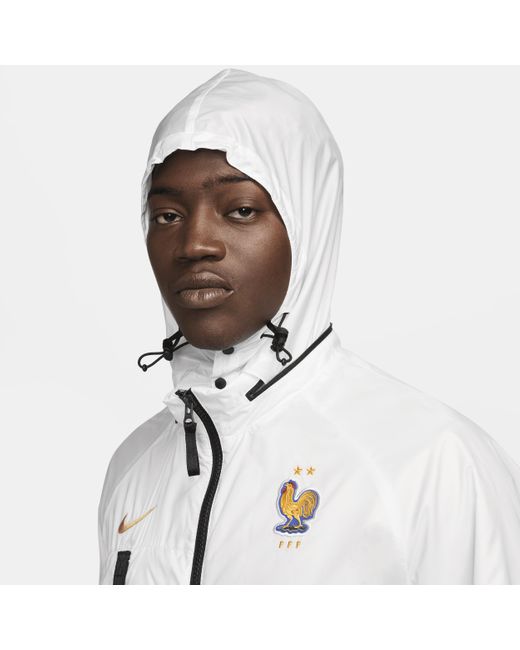 Nike Fff Football Halo Jacket 50% Recycled Polyester in White for Men ...