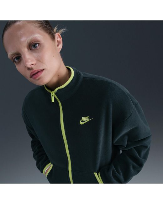 Nike Sportswear Club Fleece Loose Cozy Track Jacket in Blue | Lyst