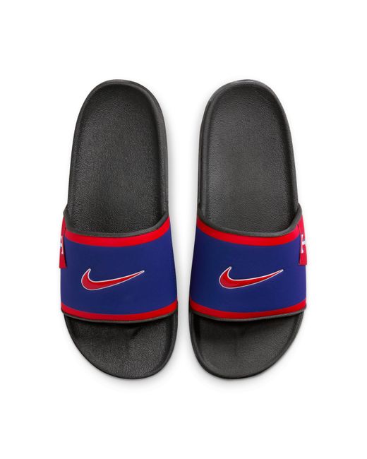 Nike Offcourt (Texas Rangers) Offcourt Slides in Blue for Men | Lyst