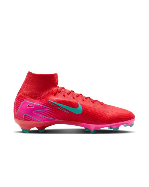 Nike Mercurial Superfly 10 Pro Fg High-Top Soccer Cleats in Red for Men ...