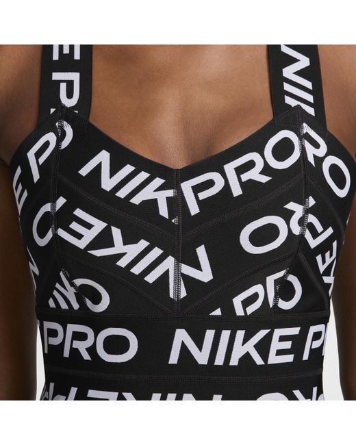 Nike Pro Bandage Dress in Black | Lyst