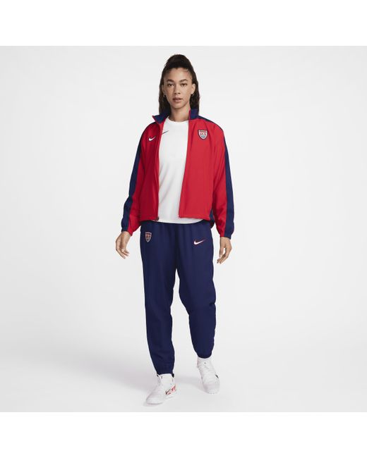 Nike Uswnt 1999 Reissue Soccer Replica Track Jacket in Red | Lyst