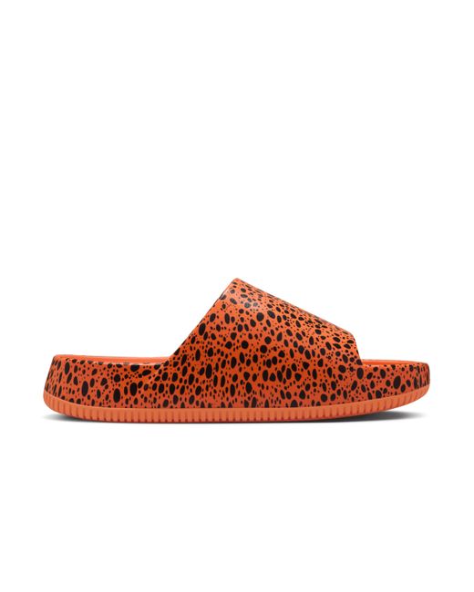 Nike Calm Electric Slides in Red for Men | Lyst