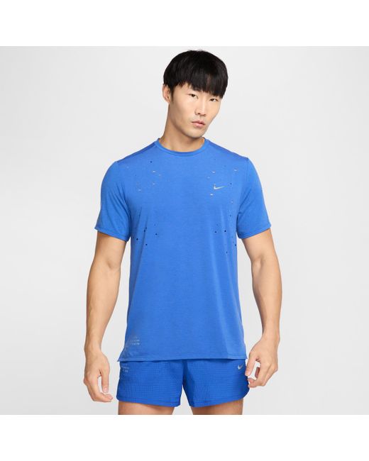 Nike Running Division 'Dri-Fit Adv Short-Sleeve Running Top in Blue for ...