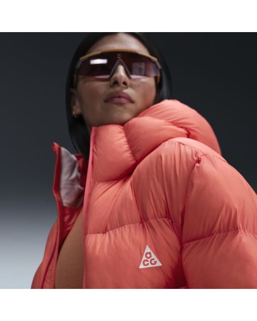 Nike ' Acg "Lunar Lake" Primaloft Therma-Fit Adv Loose Hooded Jacket in ...