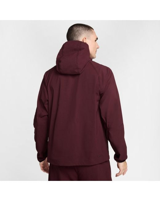 Nike Tech Woven Jacket in Red for Men | Lyst