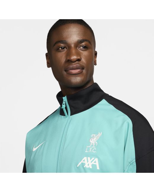 Nike Liverpool Fc Strike Dri-fit Soccer Jacket in Green for Men | Lyst