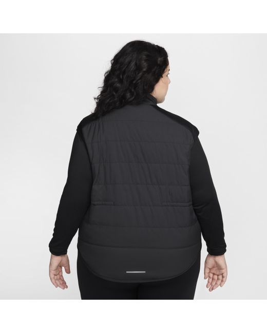 Nike Swift Therma-fit Running Vest (plus Size) in Black | Lyst