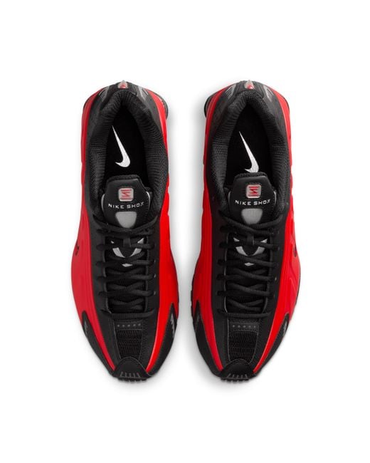 Nike Shox R4 Shoes in Red for Men | Lyst
