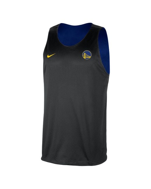 Nike Golden State Warriors Courtside Nba Mesh Practice Jersey in Blue ...