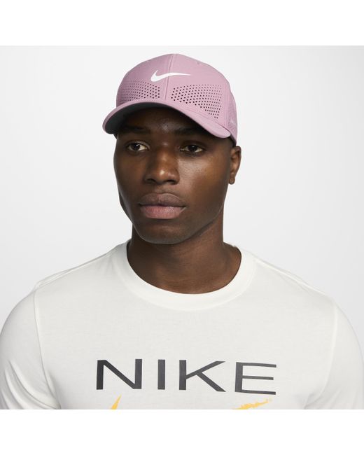 Nike Dri-fit Adv Rise Structured Swooshflex Cap in Brown | Lyst