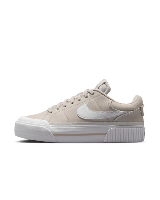 Nike Court Legacy Lift Shoes in Gray | Lyst