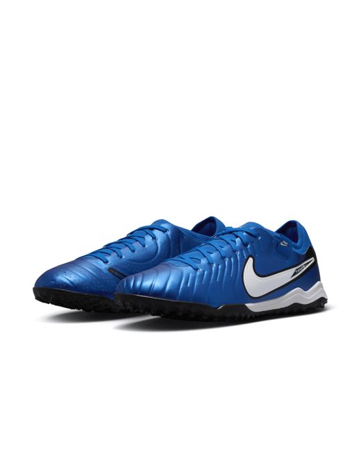 Nike Tiempo Legend 10 Pro Turf Low-Top Football Shoes in Blue for Men ...