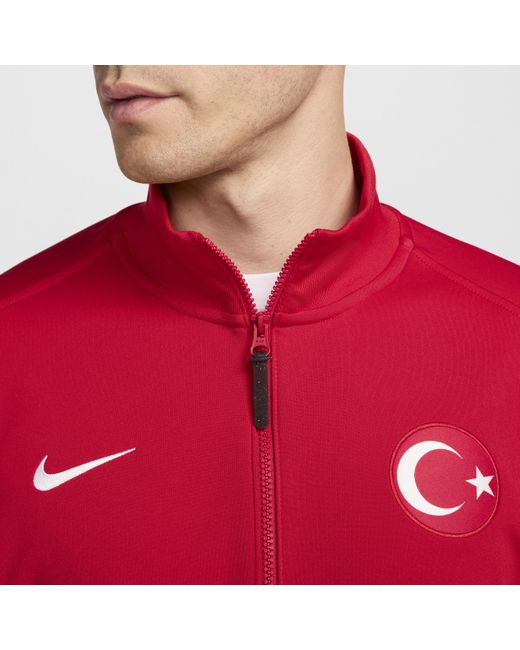 Nike Türkiye Academy Pro Football Jacket in Red for Men | Lyst UK