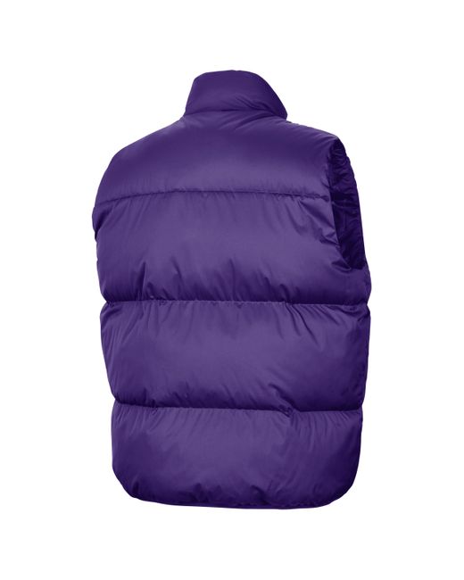 Nike Los Angeles Lakers City Edition Nba Puffer Vest in Purple for Men ...