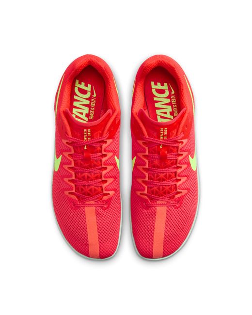 Nike Zoom Rival Track & Field Distance Spikes in Red for Men | Lyst