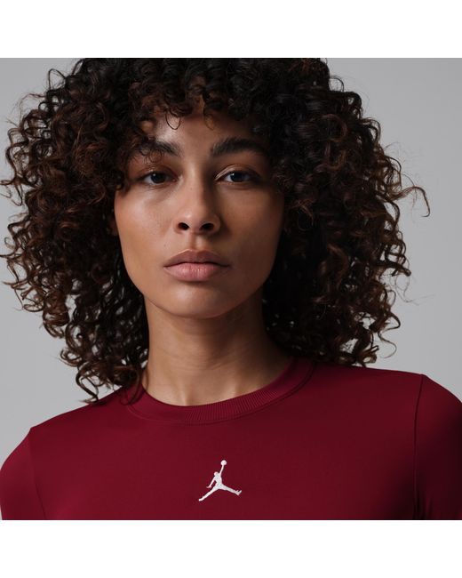 Nike Brooklyn Essentials Bodysuit in Red | Lyst