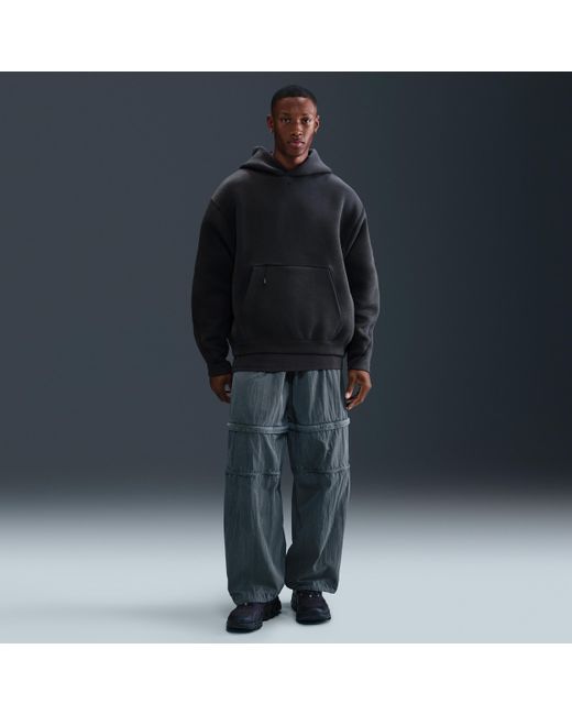 Nike Tech Fleece Oversized Hoodie in Blue for Men | Lyst