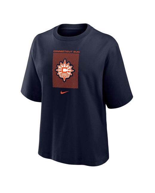 Nike Connecticut Sun Wnba Boxy T-Shirt in Blue | Lyst