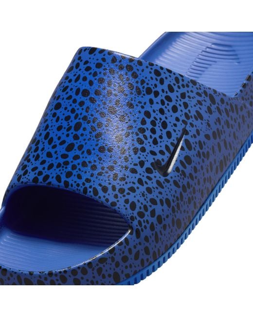 Nike Calm Electric Slides in Blue for Men | Lyst