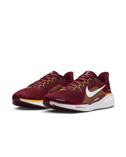 Nike Pegasus 41 Nfl Washington Commanders Road Running Shoes in Red for ...