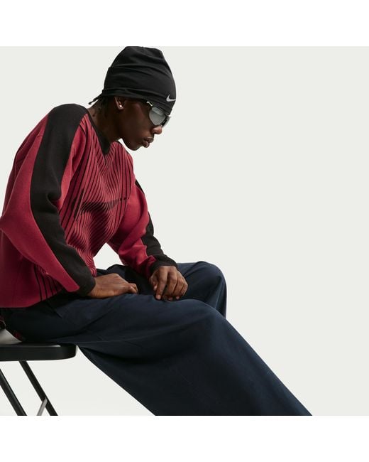 Nike Life Wide-Leg Pants in Red for Men | Lyst