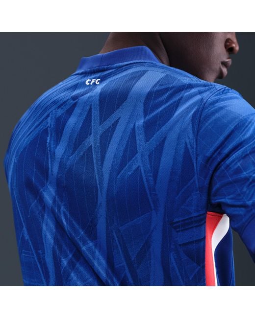 Nike Chelsea F.C. 2025/26 Stadium Home Dri-Fit Football Replica Shirt in Blue for Men | Lyst