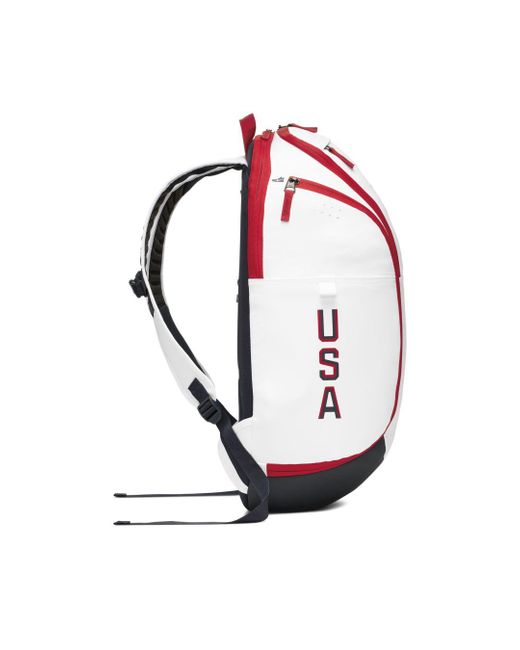 Nike Hoops Elite Team Usa Basketball Backpack in White for Men - Lyst
