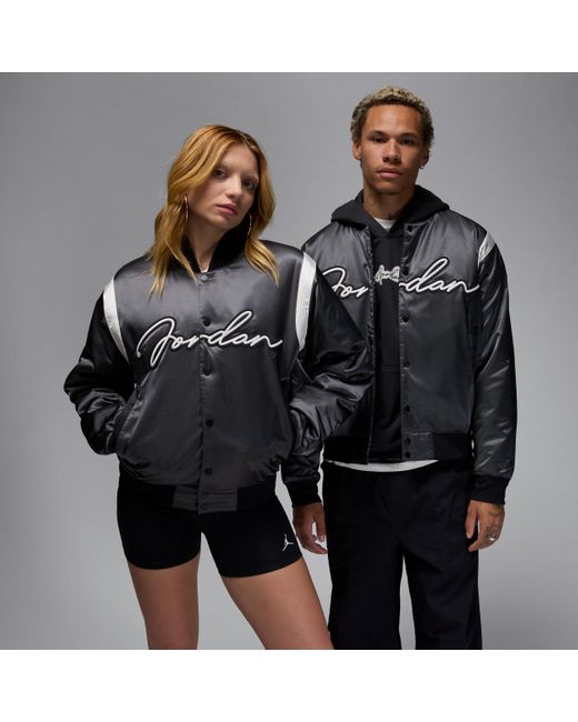 Nike Nike Mvp Varsity Jacket in Black for Men | Lyst