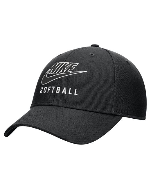 Nike Club Structured Dri-fit Softball Futura Swoosh Cap in Black | Lyst