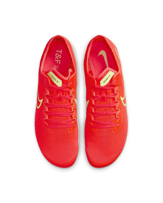 Nike Zoom Mamba 6 Track & Field Distance Spikes in Red for Men | Lyst