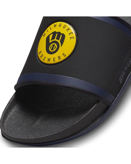 Nike Offcourt (mlb Milwaukee Brewers) Slides in Blue for Men | Lyst