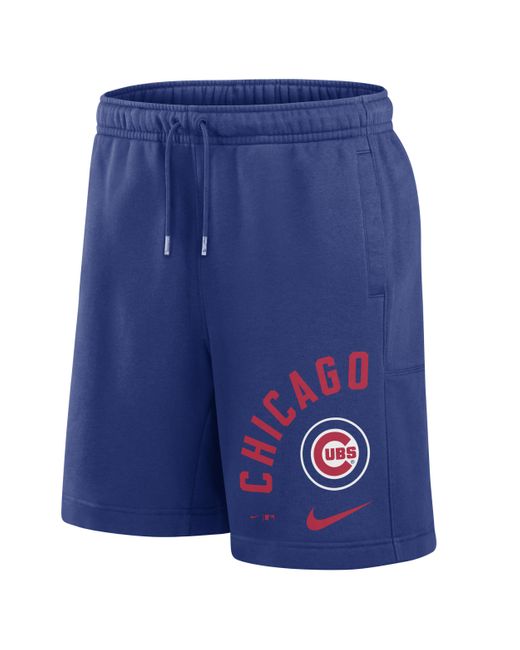 Nike Chicago Cubs Arched Kicker Mlb Shorts in Blue for Men | Lyst