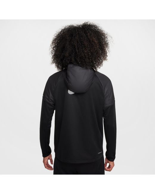 Nike Sphere Miler Therma-Fit Water-Repellent Running Jacket in Black for Men | Lyst