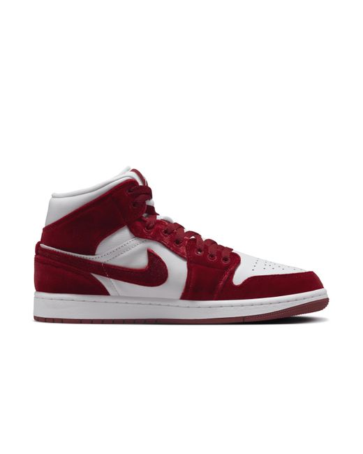 Nike Air 1 Mid Se Shoes in Red | Lyst