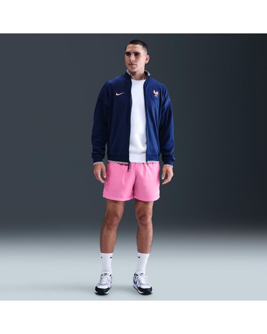 Nike Fff Academy Pro Dri-Fit Football Anthem Jacket in Blue for Men | Lyst