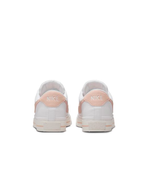 Nike Court Legacy Low Next Nature Shoes in White | Lyst