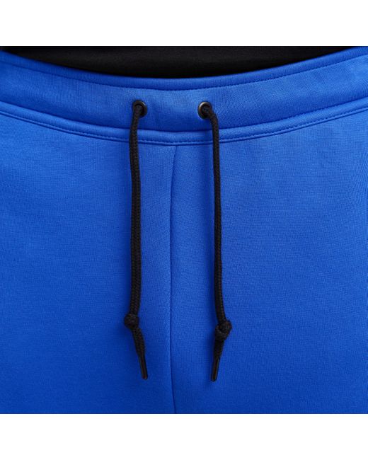 Nike 'Tech Fleece Open-Hem Pants in Blue for Men | Lyst