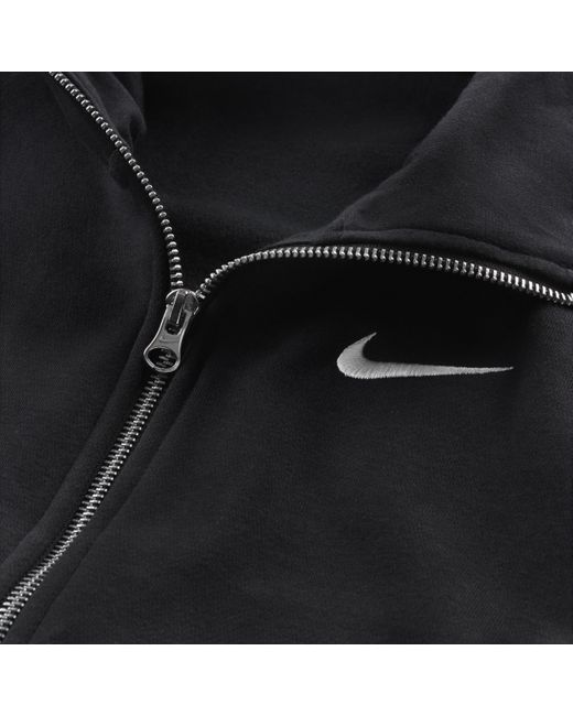 Nike Sportswear Phoenix Fleece Oversized Track Jacket in Black | Lyst