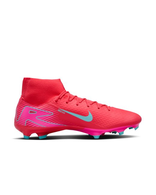 Nike Mercurial Superfly 10 Academy Mg High-Top Soccer Cleats in Red for ...