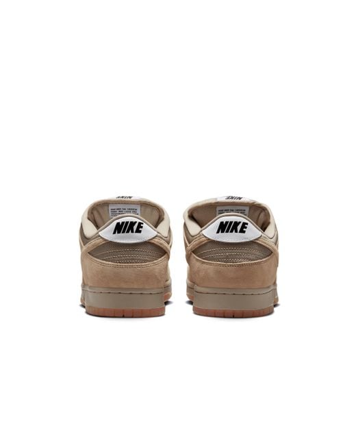 Nike Sb Dunk Low Pro B Skate Shoes in Brown | Lyst