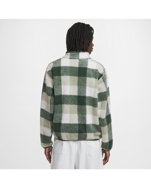 Nike Club Winterized Half-Zip in Green for Men | Lyst