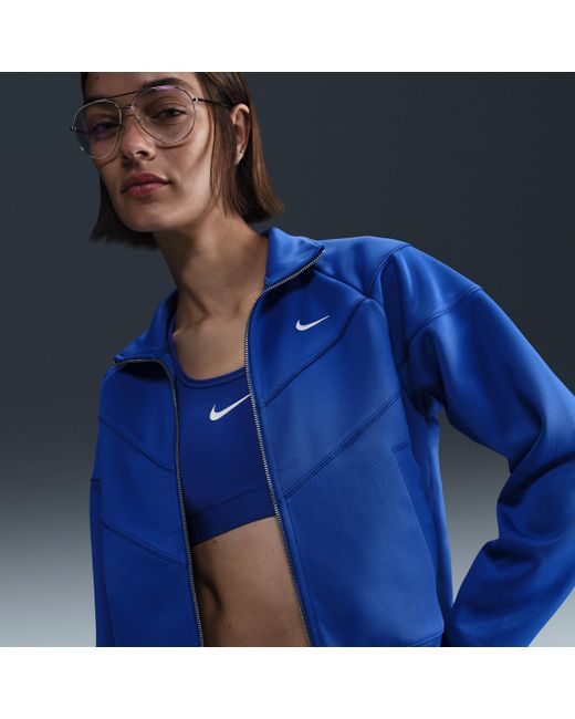 Nike Sportswear Windrunner Knit Jacket in Blue | Lyst