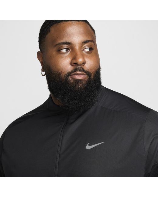 Nike Sphere Therma-Fit Water-Repellent 1/2-Zip Running Top in Black for ...