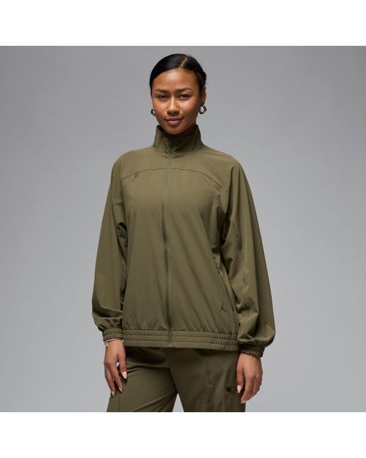 Nike Sport Dri-Fit Woven Jacket in Green | Lyst