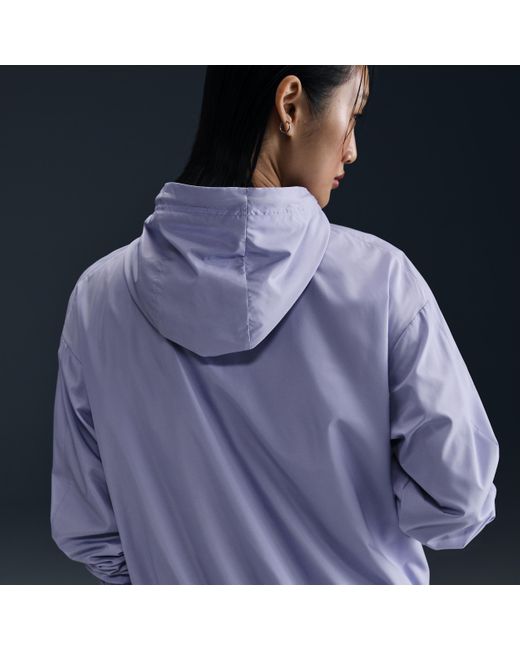 Nike Sportswear Classic Wovens Loose Uv Protection Hooded Jacket in ...