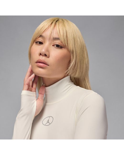 Nike Flight Mountainside Long-Sleeve Bodysuit in Natural | Lyst